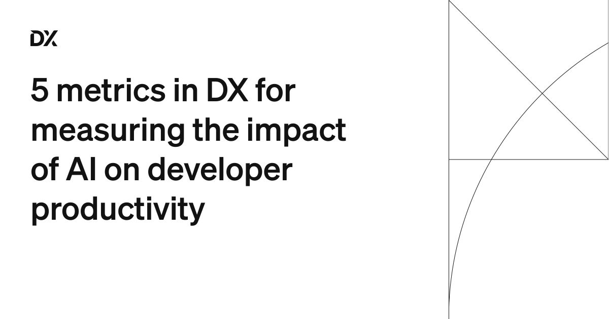 5 metrics in DX for measuring the impact of AI on developer productivity