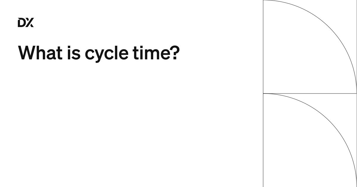 What is cycle time?