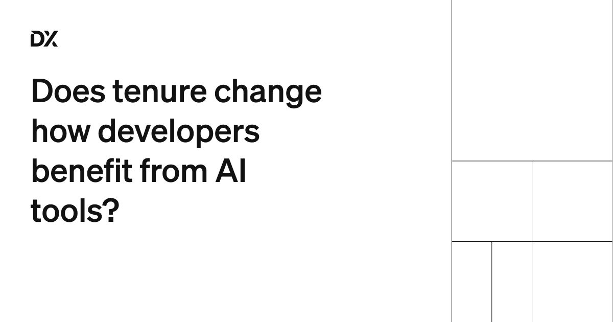 Does tenure change how developers benefit from AI tools?