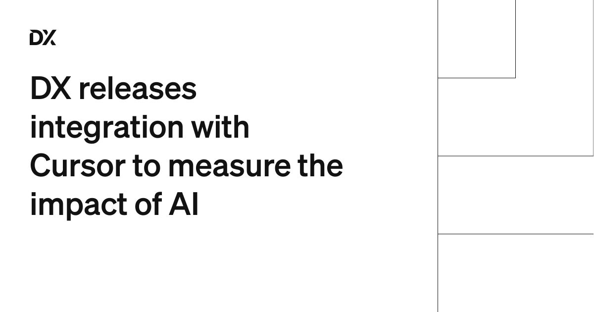 DX releases integration with Cursor to measure the impact of AI
