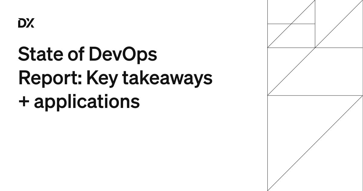 State Of Devops Report Key Takeaways Applications