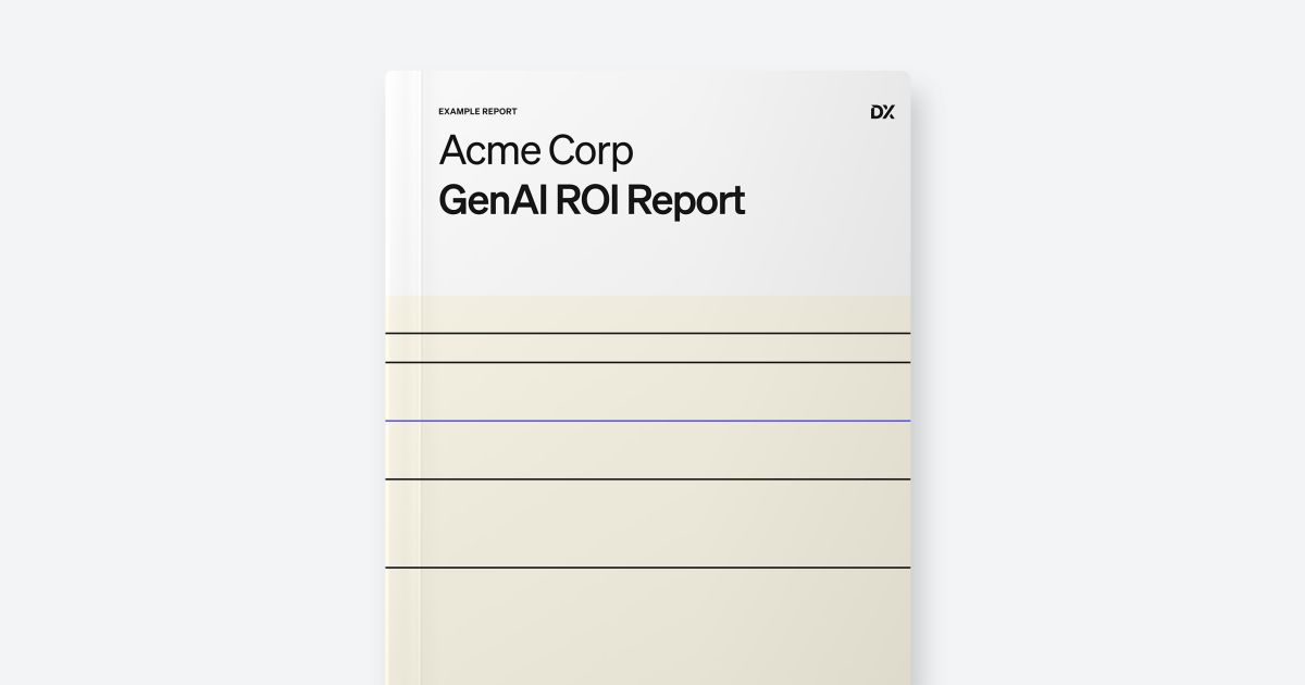 Example GenAI ROI Report