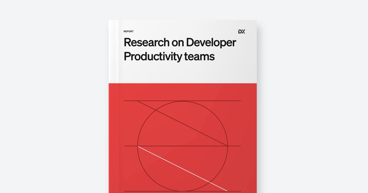 Research on Developer Productivity teams at leading tech companies