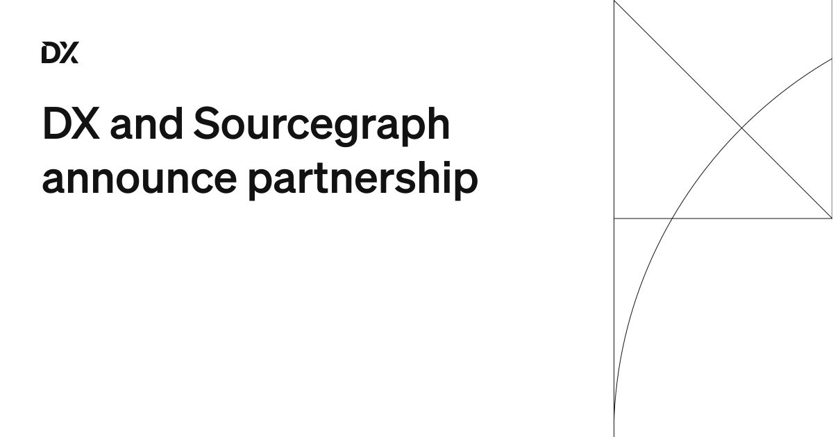 DX and Sourcegraph announce partnership