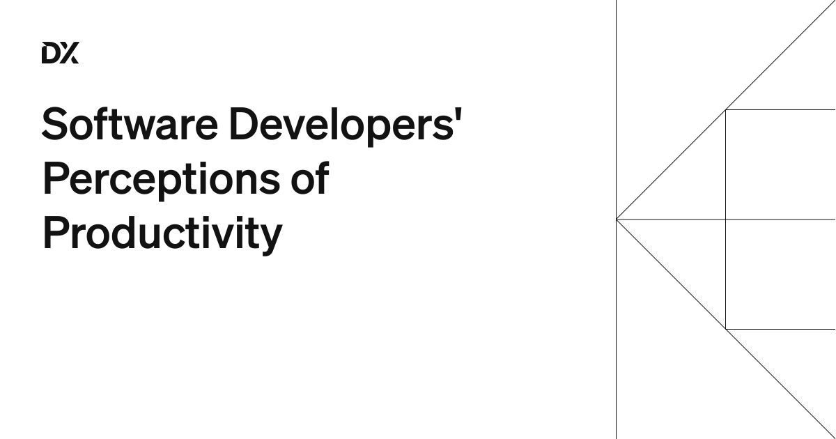Software Developers' Perceptions of Productivity