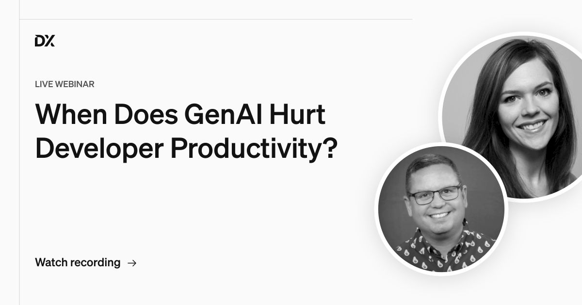 When Does GenAI Hurt Developer Productivity?