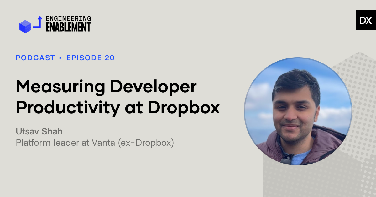 Dropbox's journey with developer productivity metrics