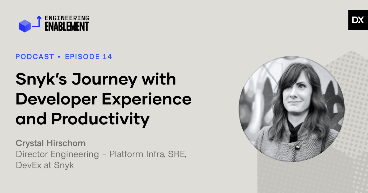 Snyk's journey with developer experience and productivity